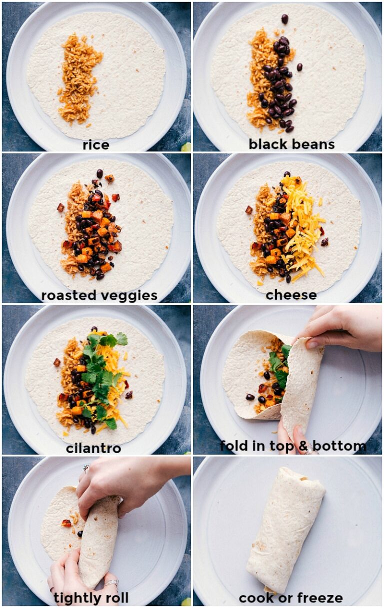Healthy Burrito {With Roasted Vegetables!} - Chelsea's Messy Apron