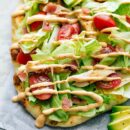 Chicken Chipotle Avocado Flatbread | Chelsea's Messy Apron