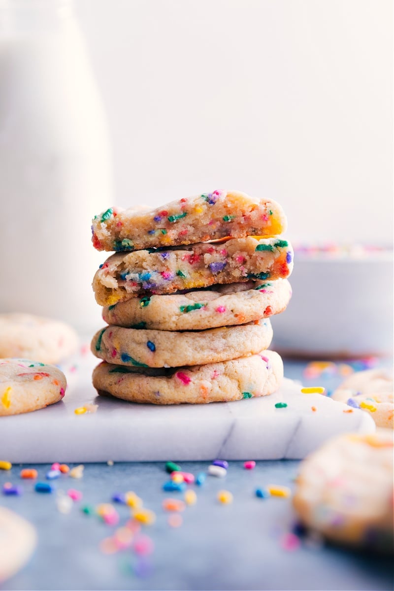 Funfetti Cookies (Soft & Chewy!) - Chelsea's Messy Apron