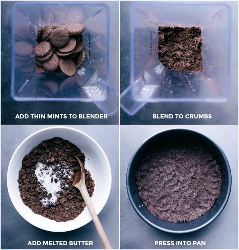 Thin Mint Cheesecake (with a Thin Mint Crust!) - Chelsea's Messy Apron