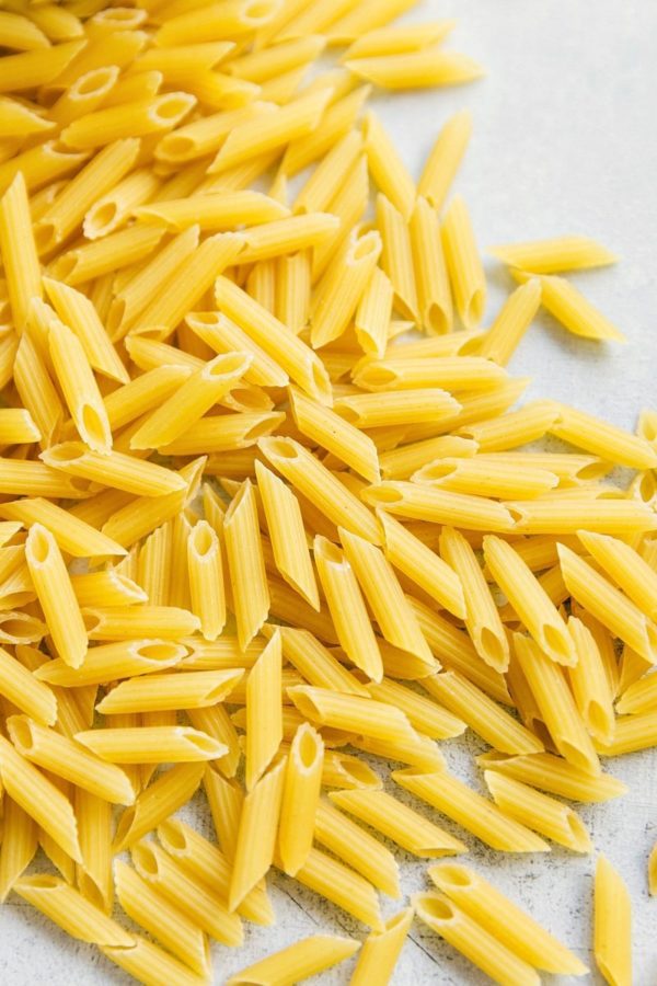 Penne Pasta with a Parmesan Cream Sauce - Chelsea's Messy Apron
