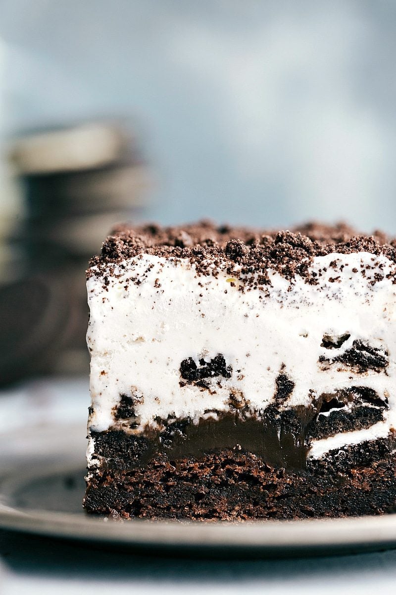 Brownie Oreo Ice Cream Bars | Chelsea's Messy Apron