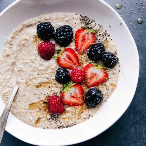Overnight Steel Cut Oats Recipe - Chelsea's Messy Apron