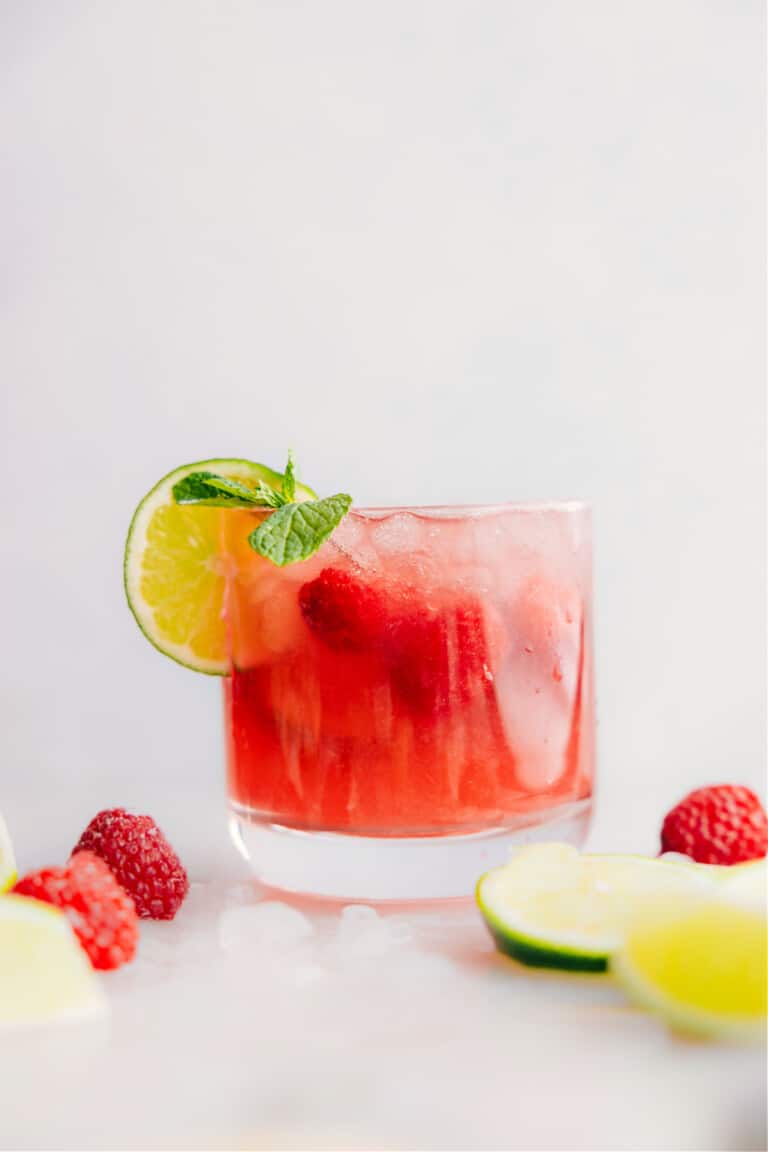 Sparkling Raspberry Limeade - Chelsea's Messy Apron
