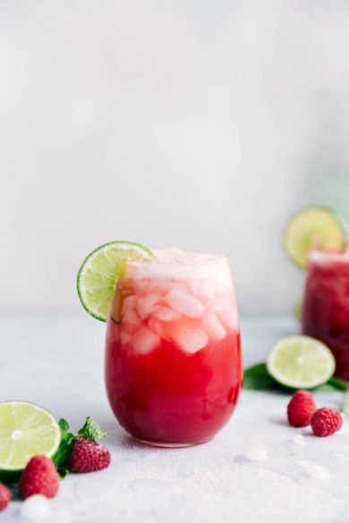 Sparkling Raspberry Limeade - Chelsea's Messy Apron