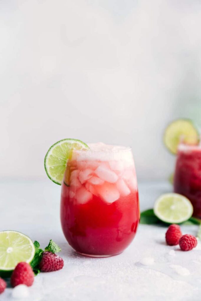 Sparkling Raspberry Limeade - Chelsea's Messy Apron