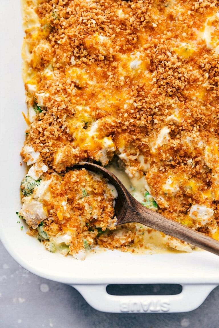 Chicken Divan Recipe (No Cream of Mushroom Soup!) - Chelsea's Messy Apron