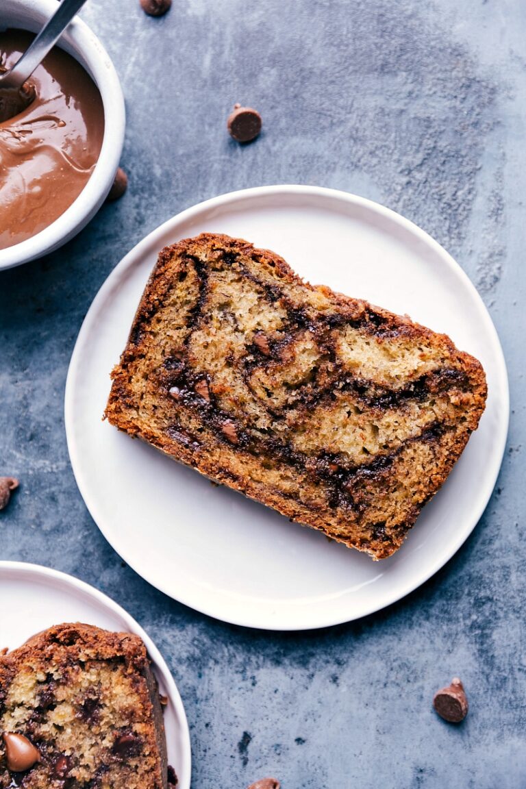 Nutella Banana Bread (With Chocolate) - Chelsea's Messy Apron