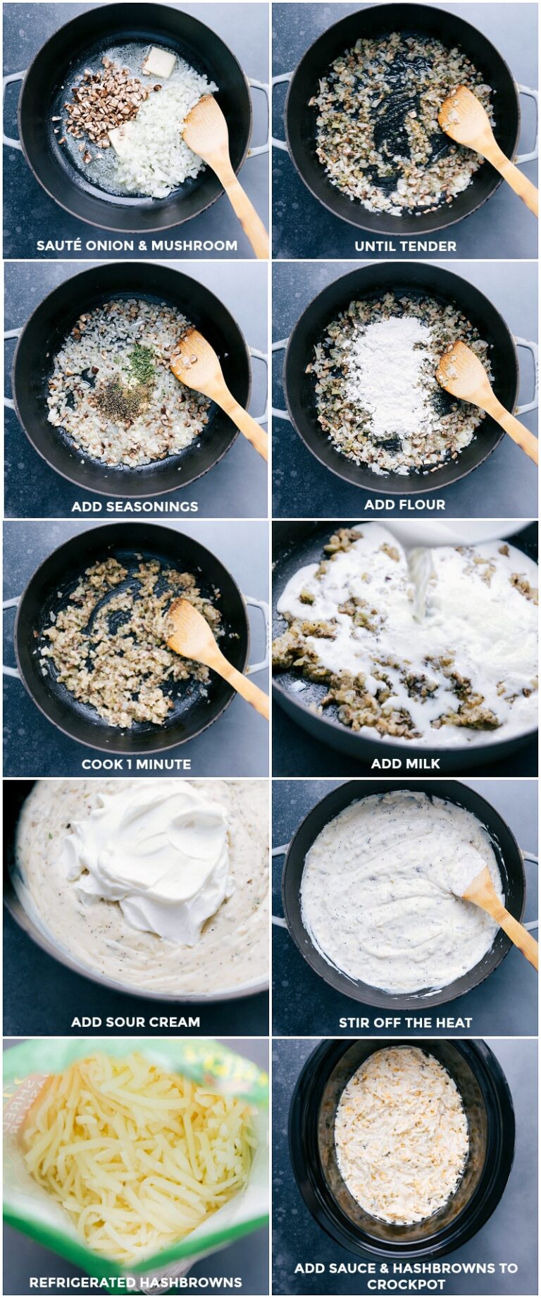 Crockpot Hash Brown Casserole - Chelsea's Messy Apron