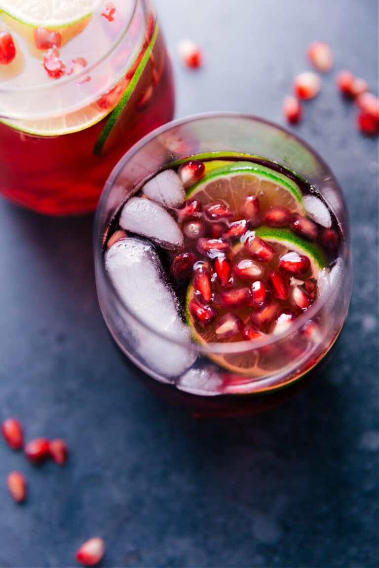 Sparkling Pomegranate Juice - Chelsea's Messy Apron