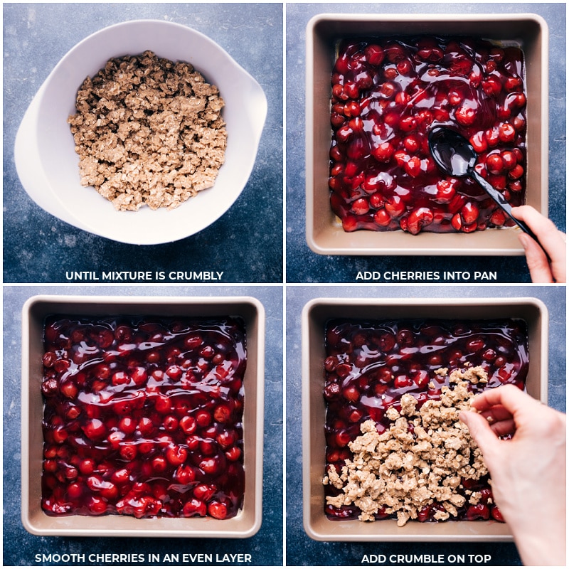 Cherry Crisp (EASY & QUICK!) - Chelsea's Messy Apron