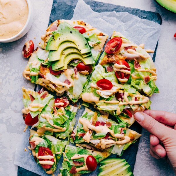 Chipotle Chicken Flatbread - Chelsea's Messy Apron