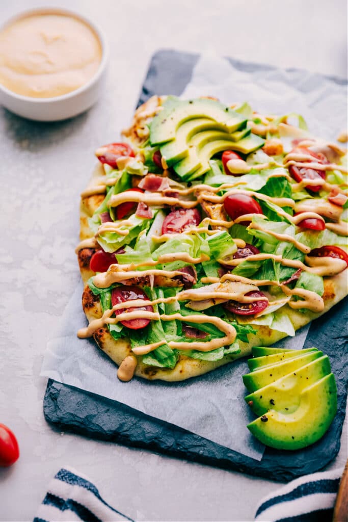 Chipotle Chicken Flatbread - Chelsea's Messy Apron