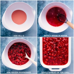 Easy Raspberry Jello Dessert Recipe - Chelsea's Messy Apron