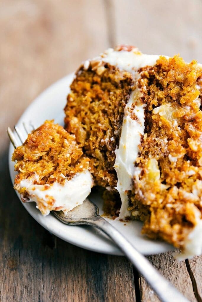 Pumpkin Carrot Cake (Cream Cheese Frosting!) - Chelsea's Messy Apron