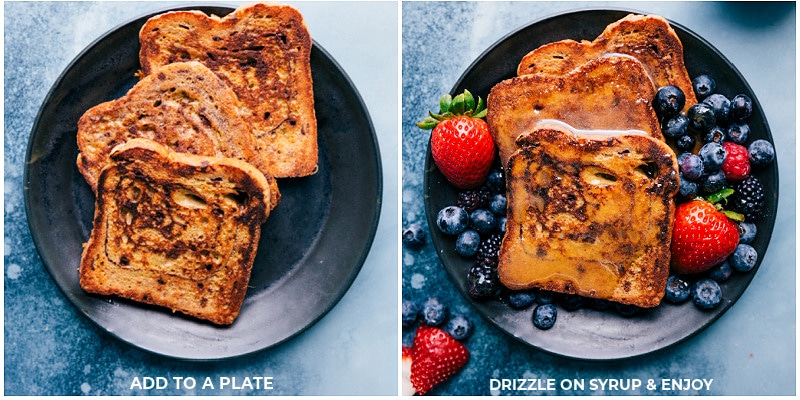 French Toast (4 Ingredient Syrup!) - Chelsea's Messy Apron