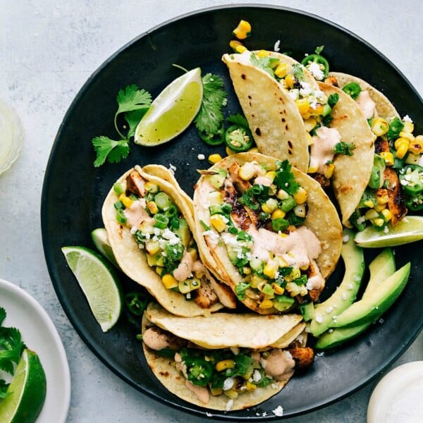 Chicken Tacos Recipe (Mexican Street Corn) - Chelsea's Messy Apron