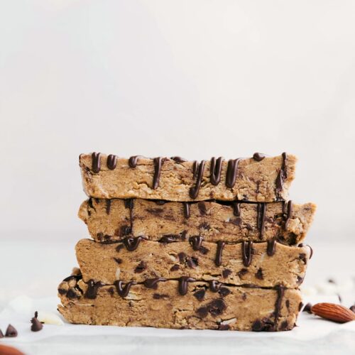 Homemade Protein Bars (With Chocolate!) - Chelsea's Messy Apron