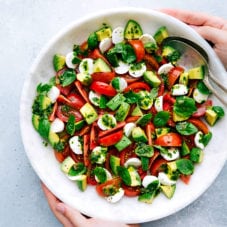 Caprese Salad Recipe (the BEST Dressing!) - Chelsea's Messy Apron