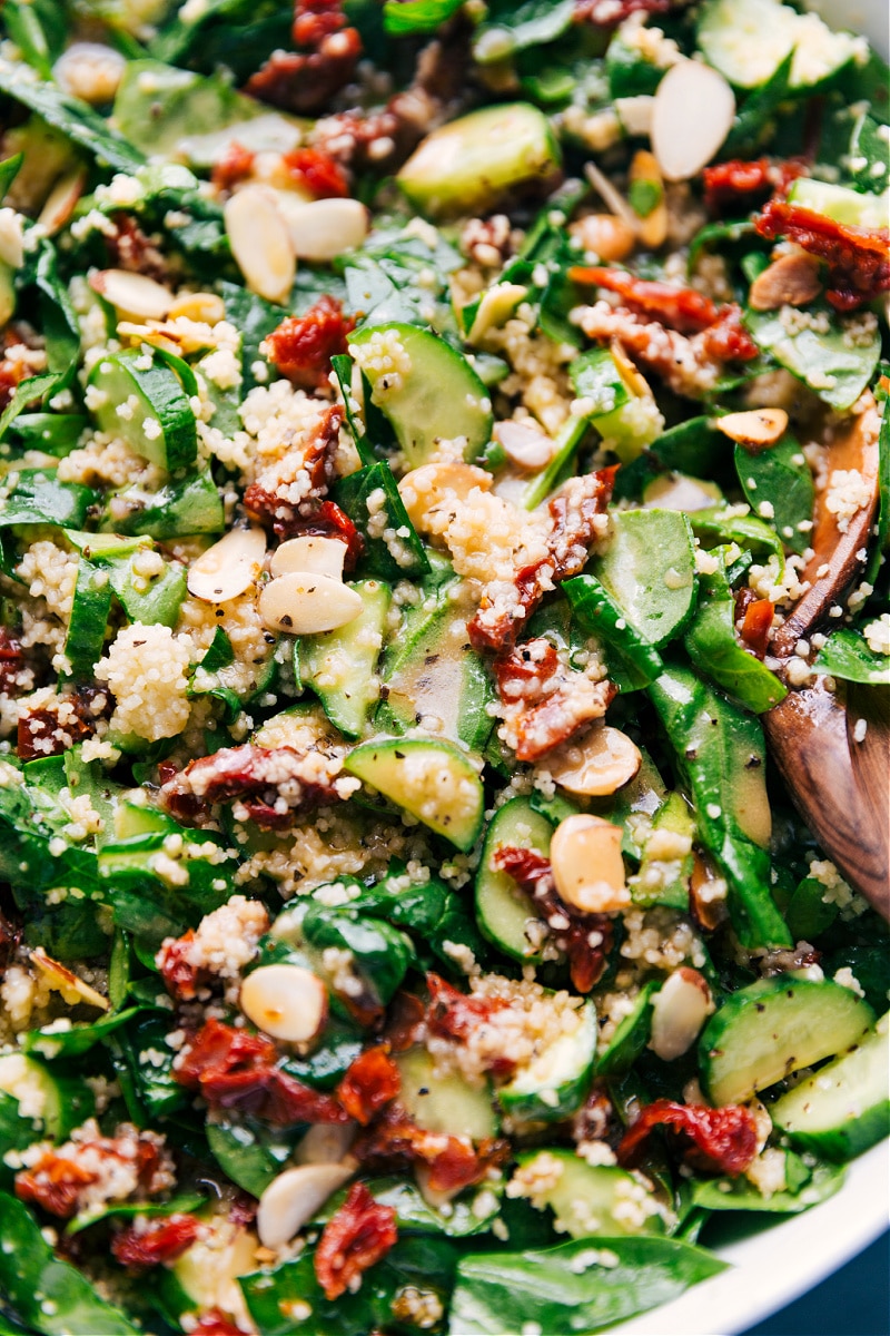 Sun Dried Tomato Couscous Salad - Chelsea's Messy Apron
