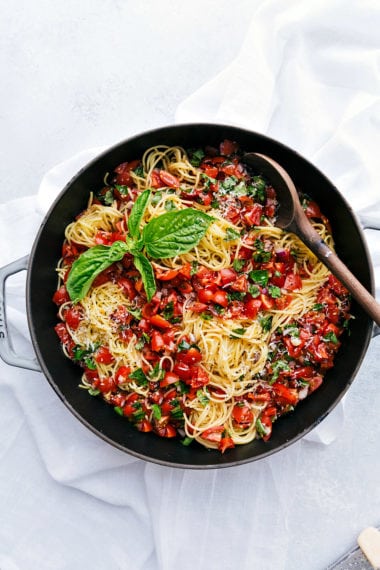 Bruschetta Pasta - Chelsea's Messy Apron
