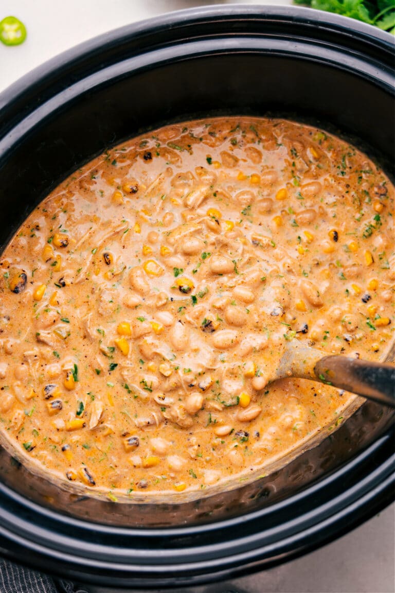 Crockpot White Chicken Chili (Cook-off WINNER!) - Chelsea's Messy Apron