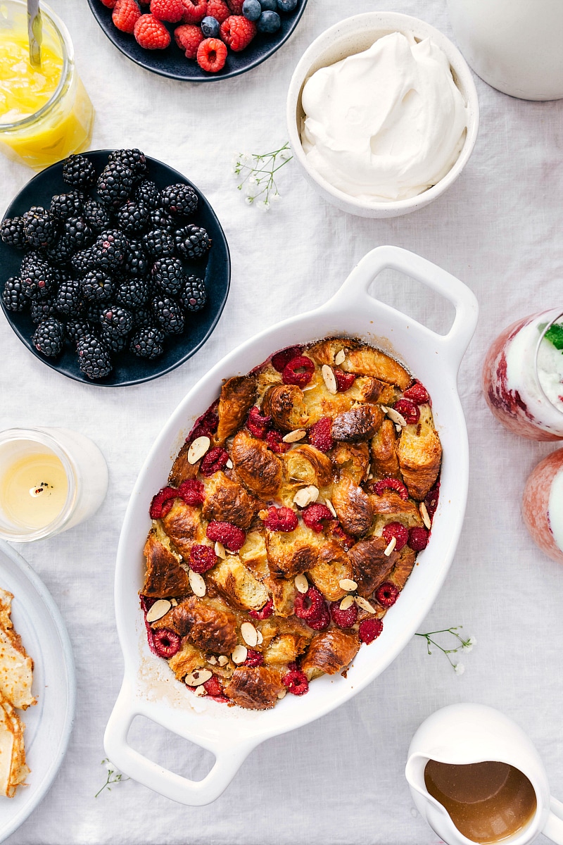 Bread Pudding Recipe {with CROISSANTS!} | Chelsea's Messy Apron