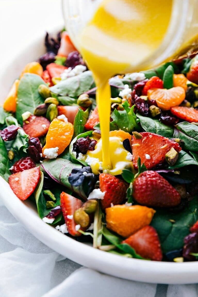 Strawberry Salad {With a Citrus Vinaigrette} - Chelsea's Messy Apron