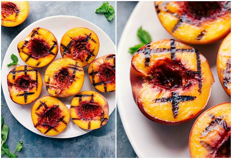 Grilled Peaches Recipe {& How to Serve Them!} - Chelsea's Messy Apron