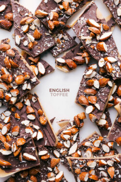 Toffee Recipe (With Sugared Almonds!) - Chelsea's Messy Apron