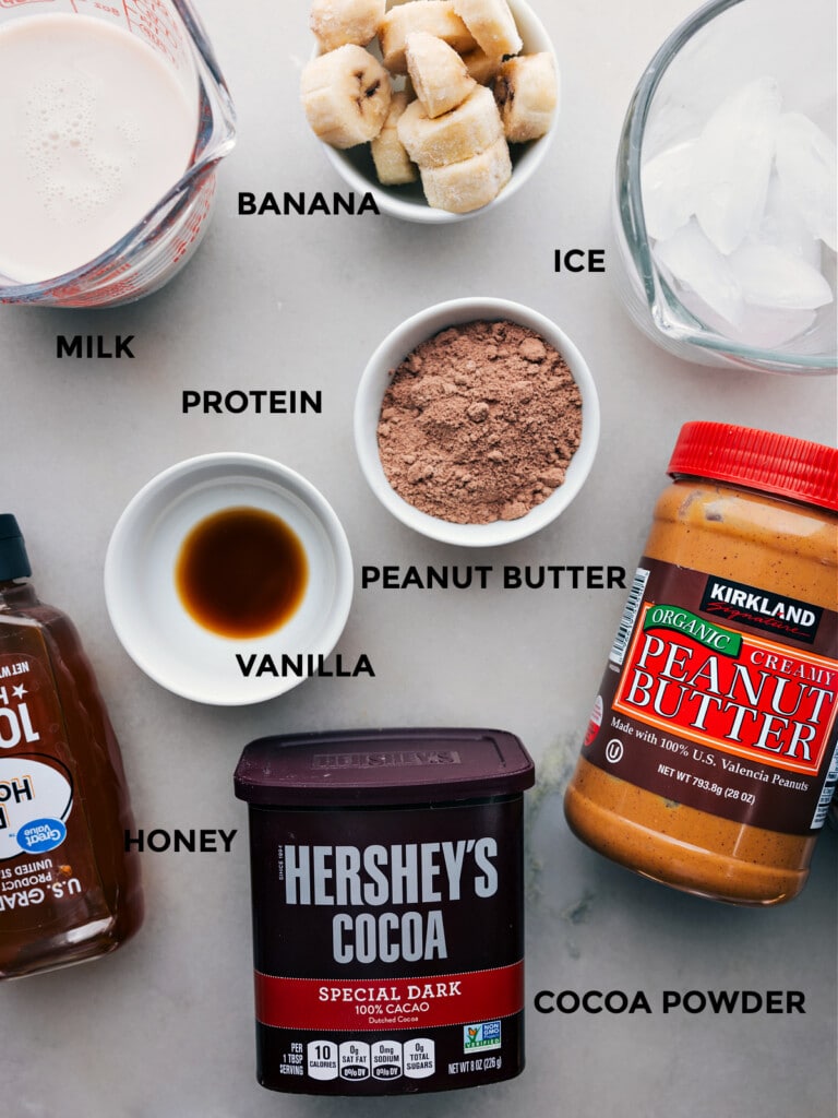 Peanut Butter Protein Shake - Chelsea's Messy Apron