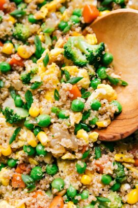 Quinoa Fried Rice {Easy & Healthy!} - Chelsea's Messy Apron