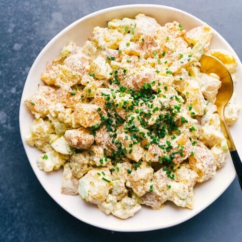 Potato Salad Recipe (With the BEST Creamy Dressing!) - Chelsea's Messy ...