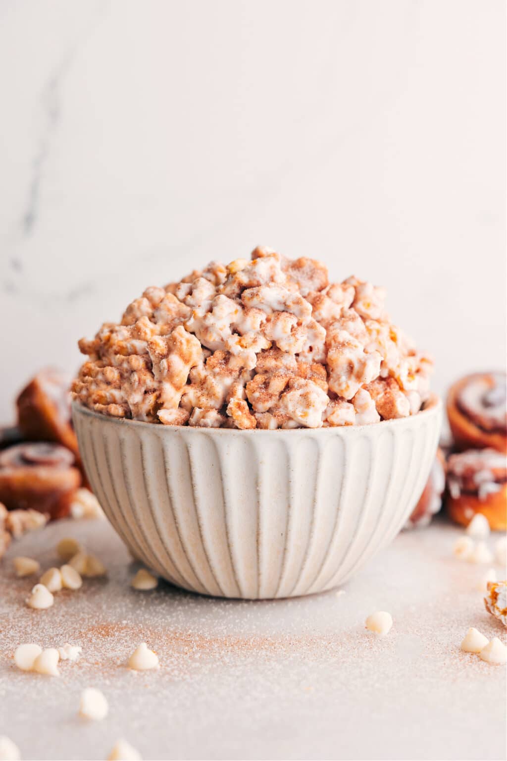Cinnamon Roll Popcorn (With Cinnamon-Sugar!) - Chelsea's Messy Apron