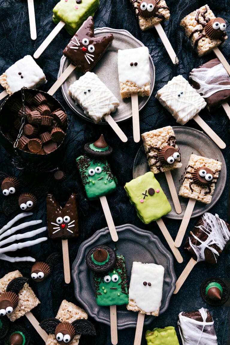 Halloween Rice Krispie Treats - Chelsea's Messy Apron