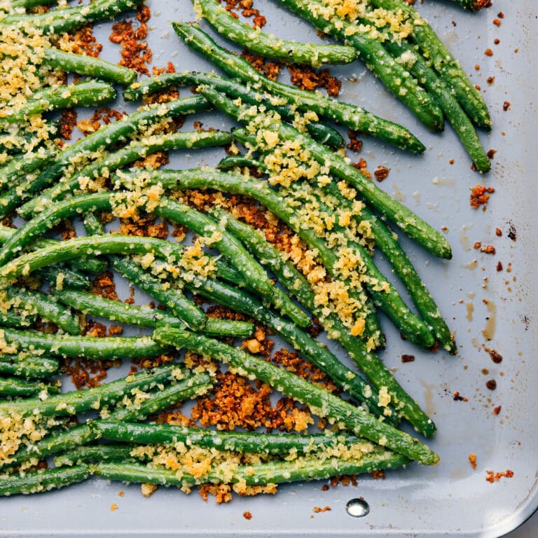 Roasted Green Beans (Two Ways!) - Chelsea's Messy Apron