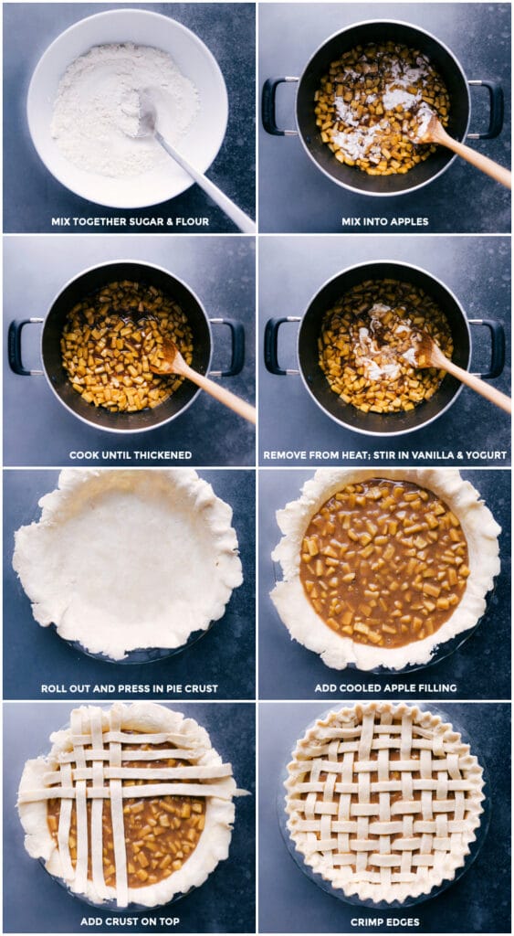 Apple Pie (Caramel-like Filling!) - Chelsea's Messy Apron