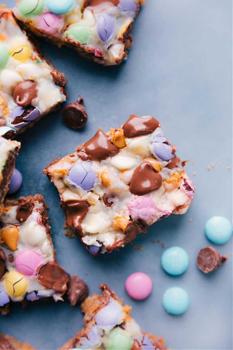 Magic Bars (With M&Ms!) - Chelsea's Messy Apron