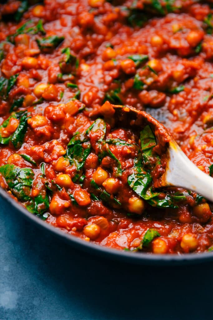 Beans on Toast (With Chickpeas!) - Chelsea's Messy Apron
