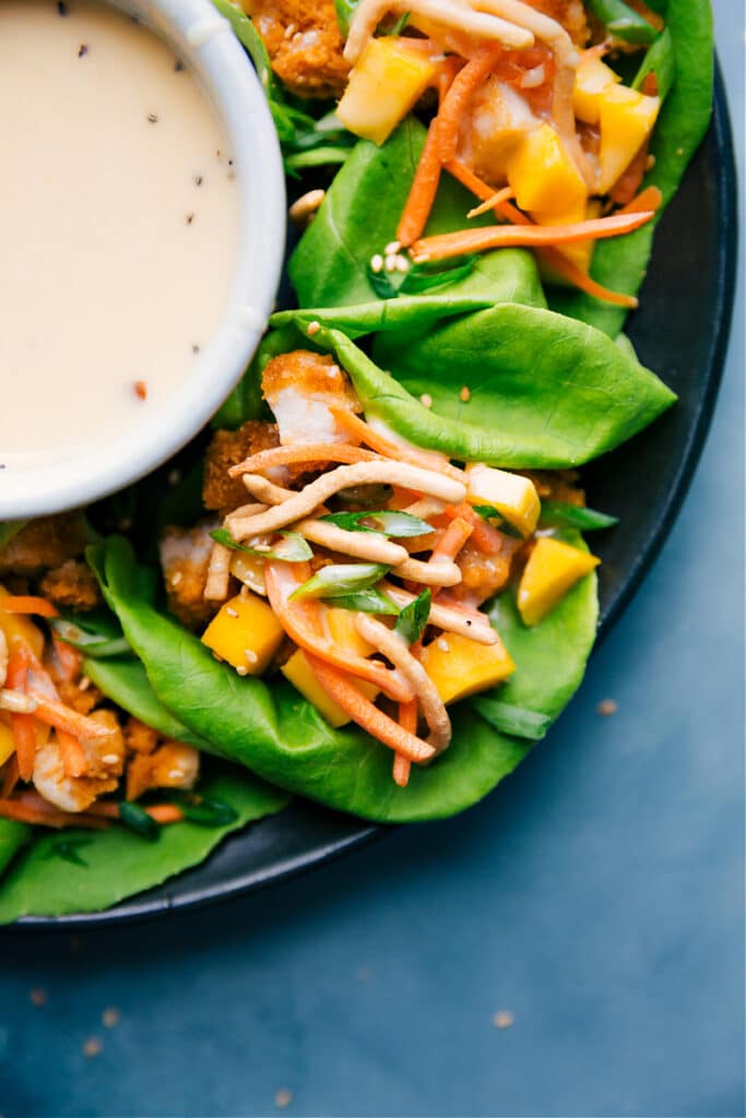 Asian Chicken Lettuce Wraps - Chelsea's Messy Apron