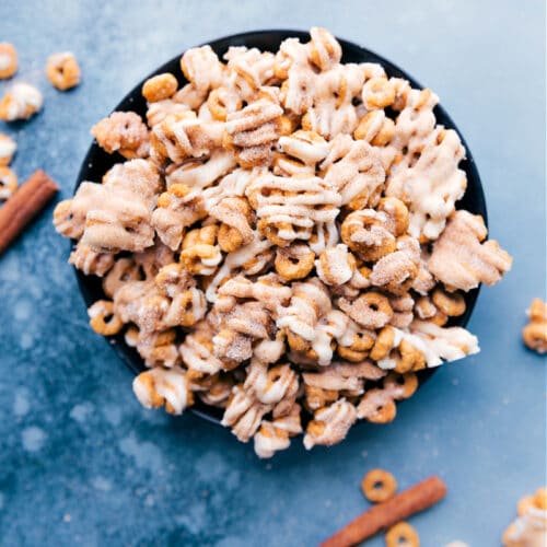 Churro Cheerios (Cinnamon Sugar!) - Chelsea's Messy Apron