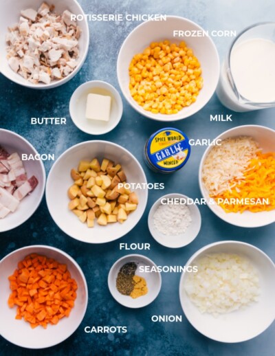 Corn Chowder Pot Pie (QUICK & Easy Recipe!) - Chelsea's Messy Apron