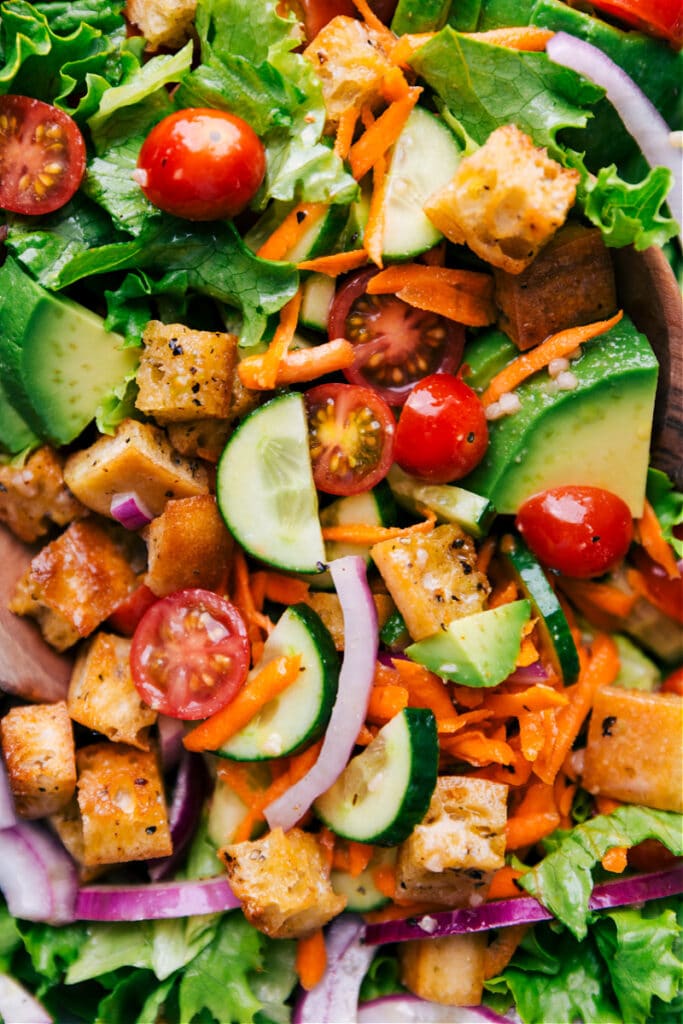 Garden Salad (Plus Variation Ideas) - Chelsea's Messy Apron