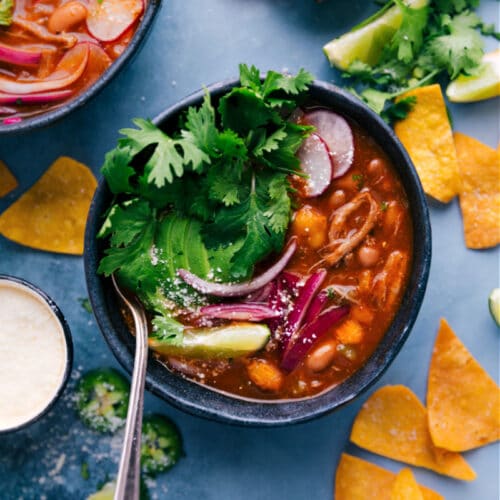 Pozole (Ready In 30 Minutes!) - Chelsea's Messy Apron