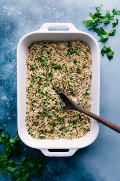 Herb Rice (In ONE Dish!) - Chelsea's Messy Apron