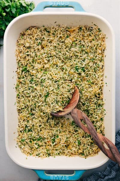 Herb Rice In One Pan! - Chelsea's Messy Apron