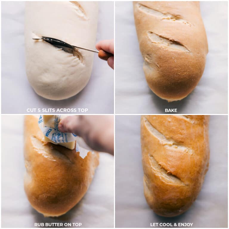 French Bread (Video & Step-By-Step Pictures) - Chelsea's Messy Apron