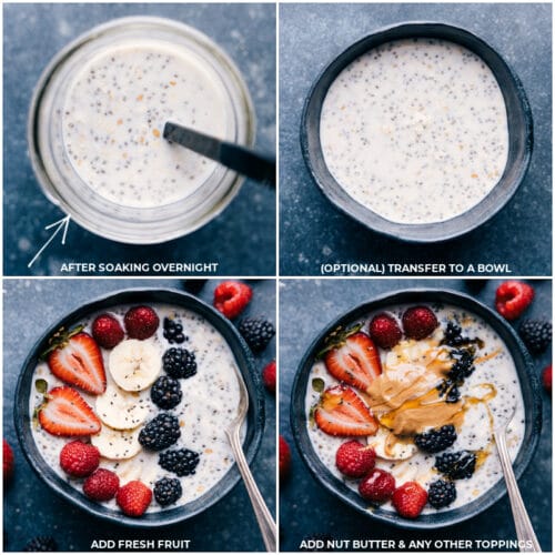 Overnight Oats With Chia Seeds - Chelsea's Messy Apron