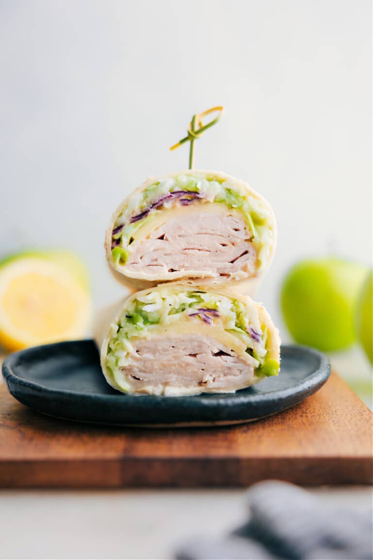 Healthy Turkey Wraps - Chelsea's Messy Apron