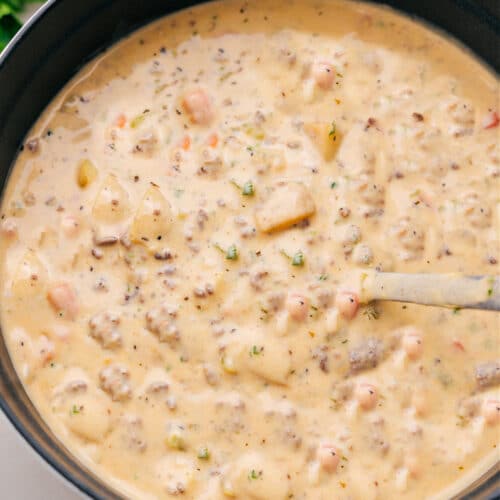 Cheeseburger Soup - Chelsea's Messy Apron